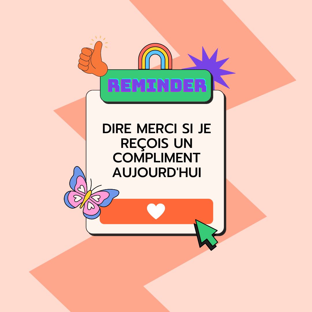 Accepter un compliment! - BienAvecMonCorps